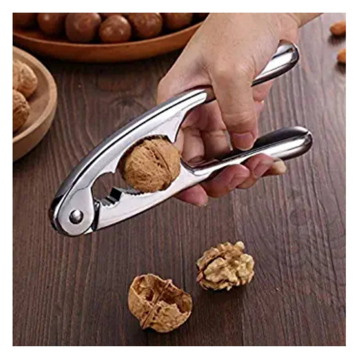 Nut Cracker, Walnut Clamp, Pecan Pliers Opener Stainless Aluminum allo ...